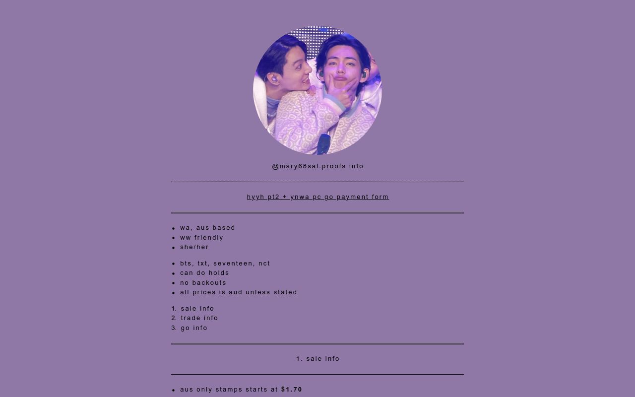 mary68sal.proofs info